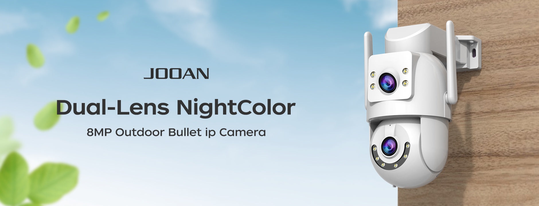Jooan W3-U Dual Lens Outdoor Waterproof Security Camera – JOOAN