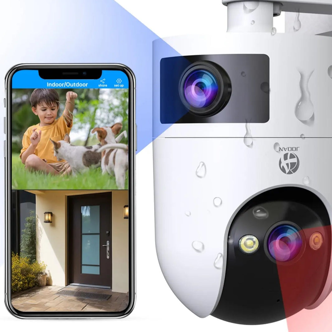 Dual Lens Wireless Outdoor Camera from JOOAN: Superior Security Solution