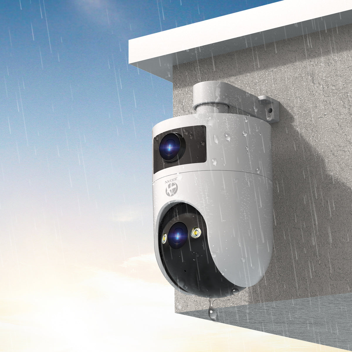 Dual Lens Wireless Outdoor Camera from JOOAN: Superior Security Solution